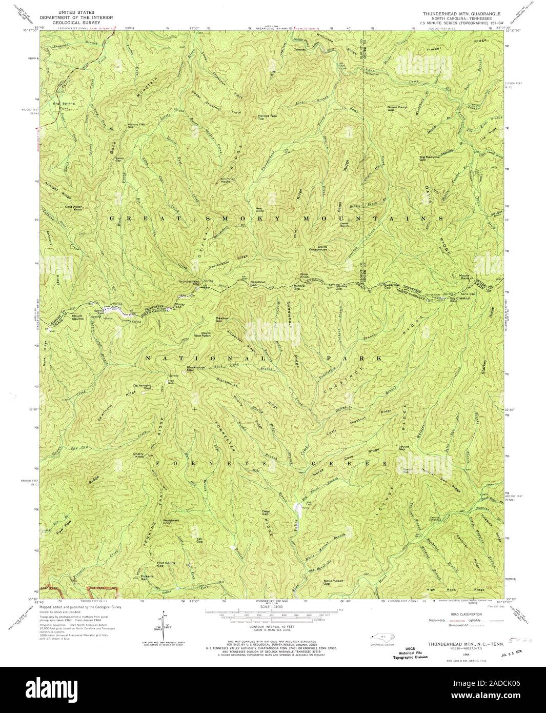 Thunderhead mtn hi-res stock photography and images - Alamy