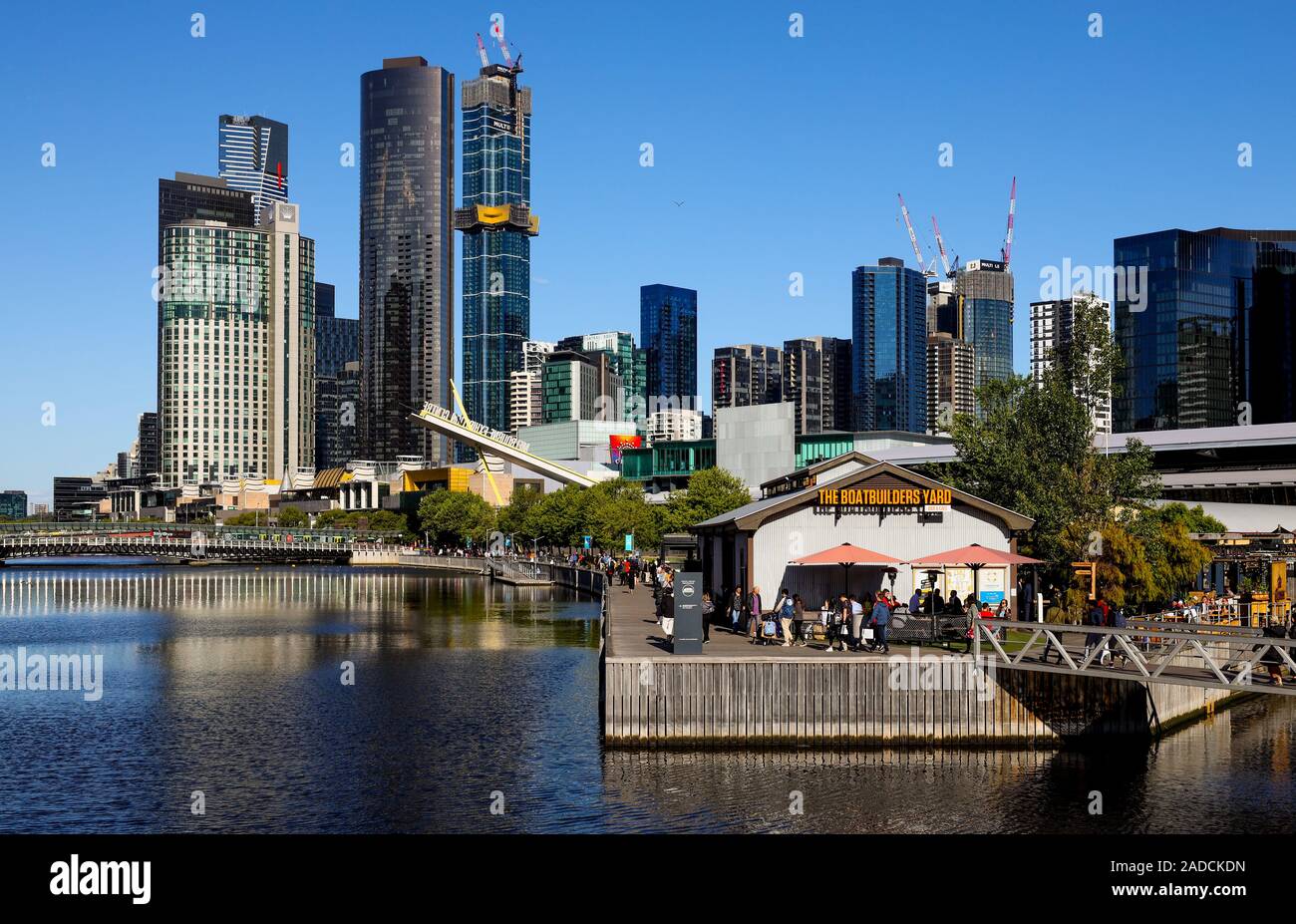 Melbourne's Southbank Precinct Stock Photo - Alamy