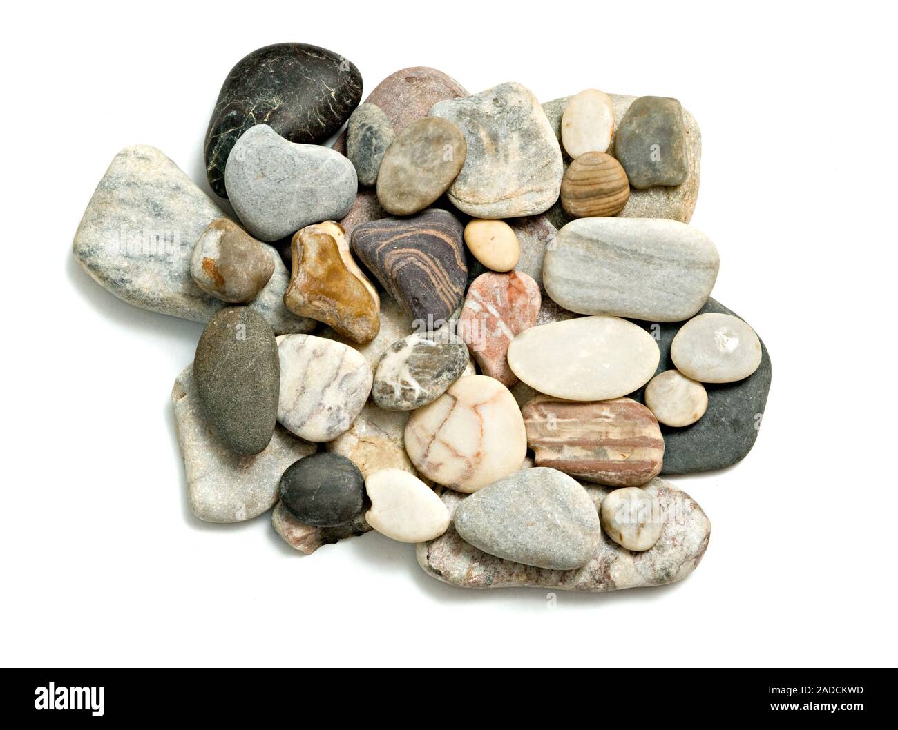 Close up of pile of pebbles Stock Photo - Alamy