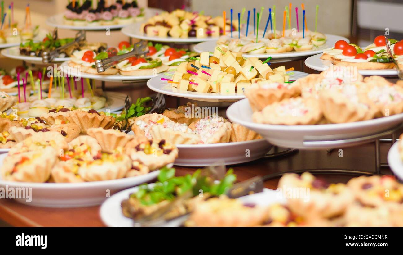 Conference snack table hi-res stock photography and images - Alamy