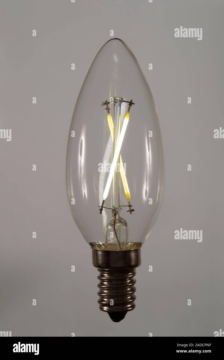 LED (light-emitting diode) light bulb Stock Photo - Alamy