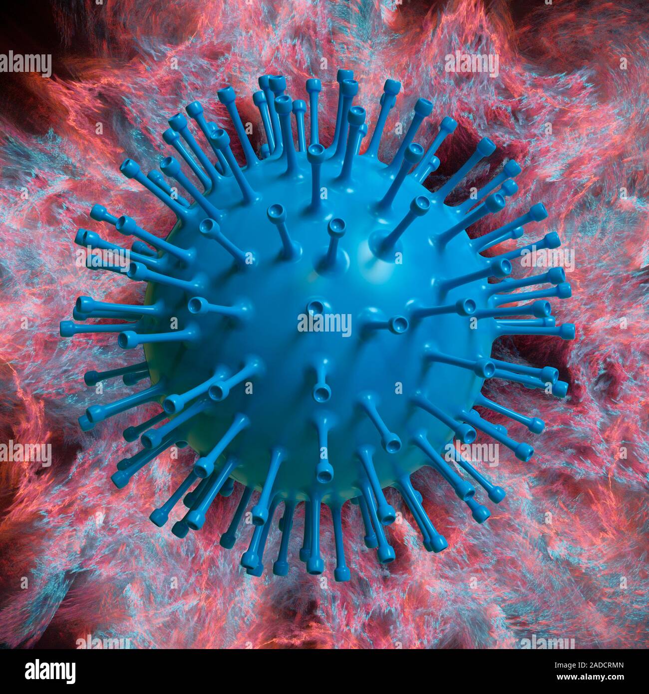 Medical nanoparticle, conceptual computer illustration. Medical ...