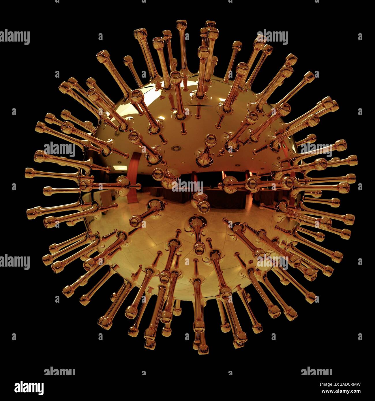 Medical nanoparticle, conceptual computer illustration. Medical ...