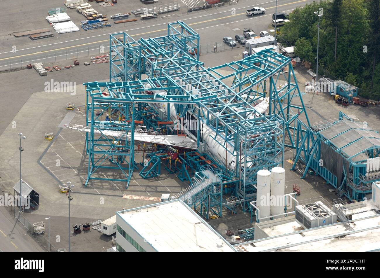 Boeing 787-8 Dreamliner fatigue-test rig Stock Photo - Alamy