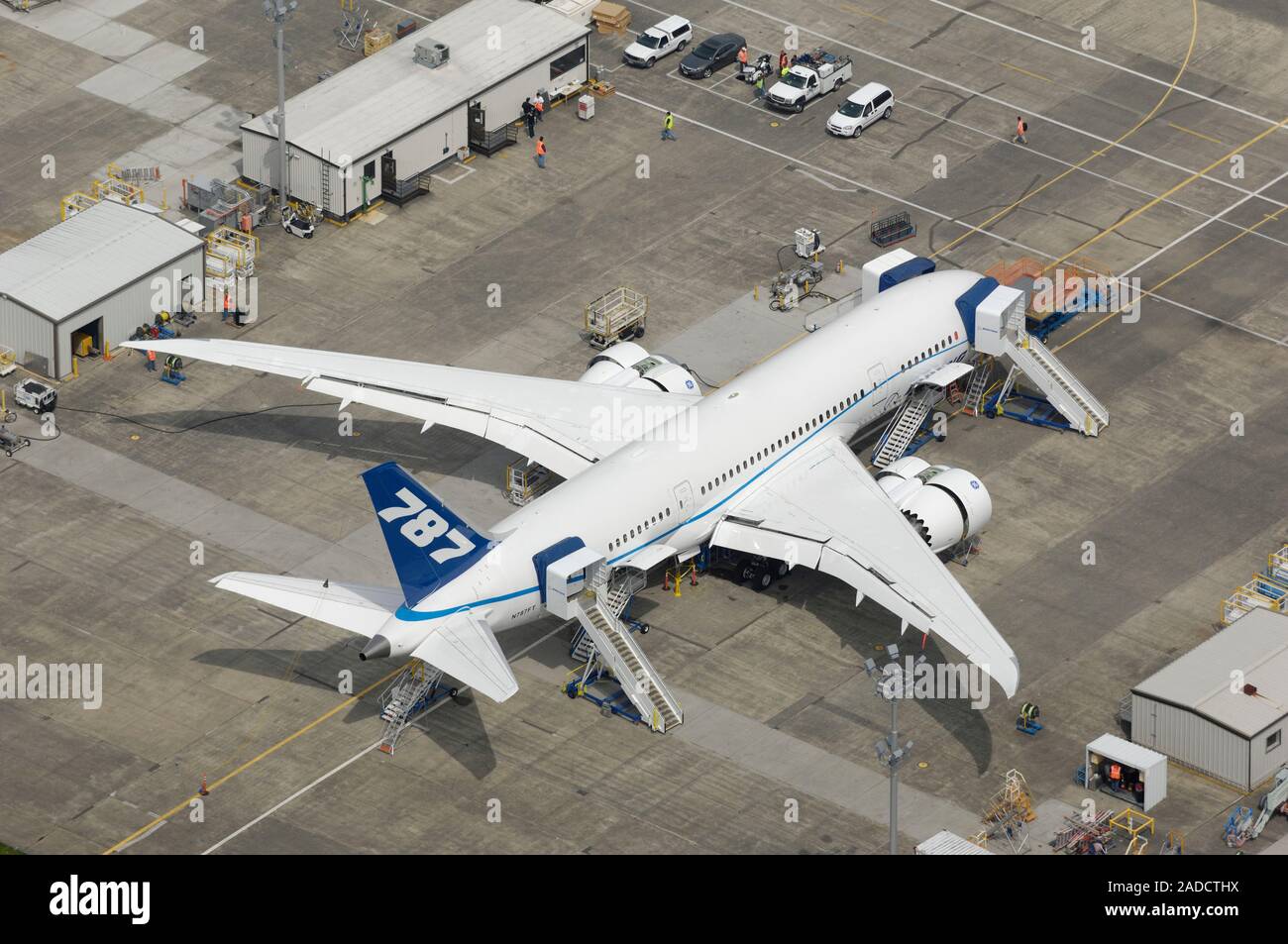 Boeing 787-8 Dreamliner prototype Stock Photo - Alamy