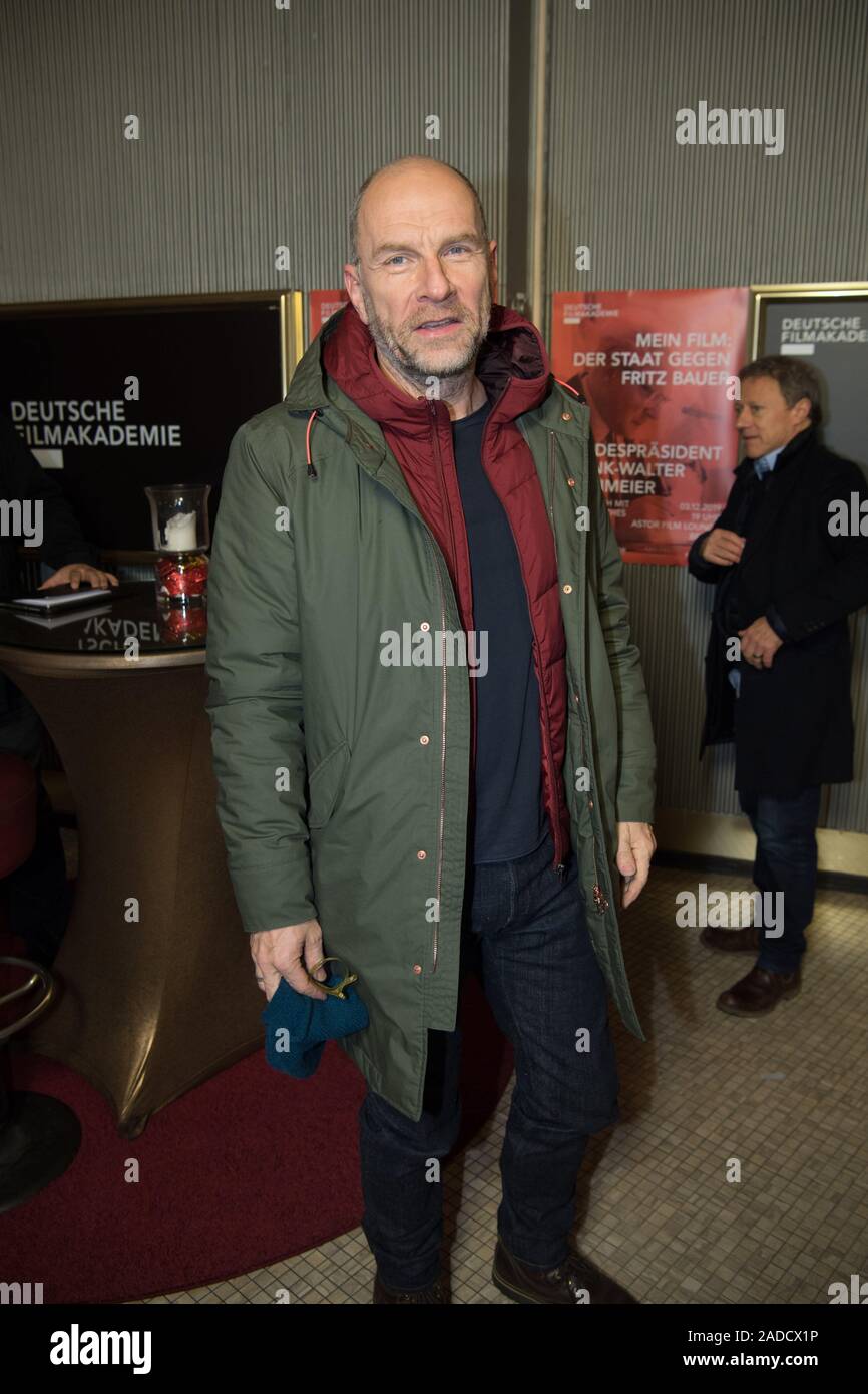 Berlin, Germany. 03rd Dec, 2019. Actor Götz Schubert comes to the Astor ...
