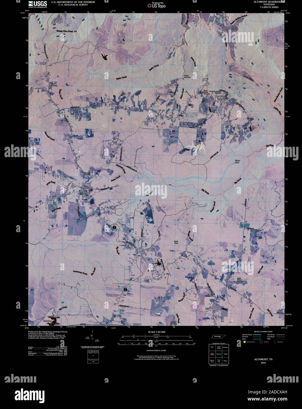 Map of altamont hi-res stock photography and images - Alamy