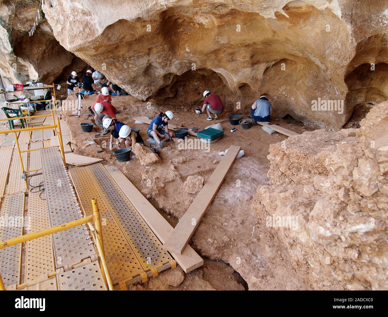 Excavations at Galeria fossil site. Excavations at this site started in ...