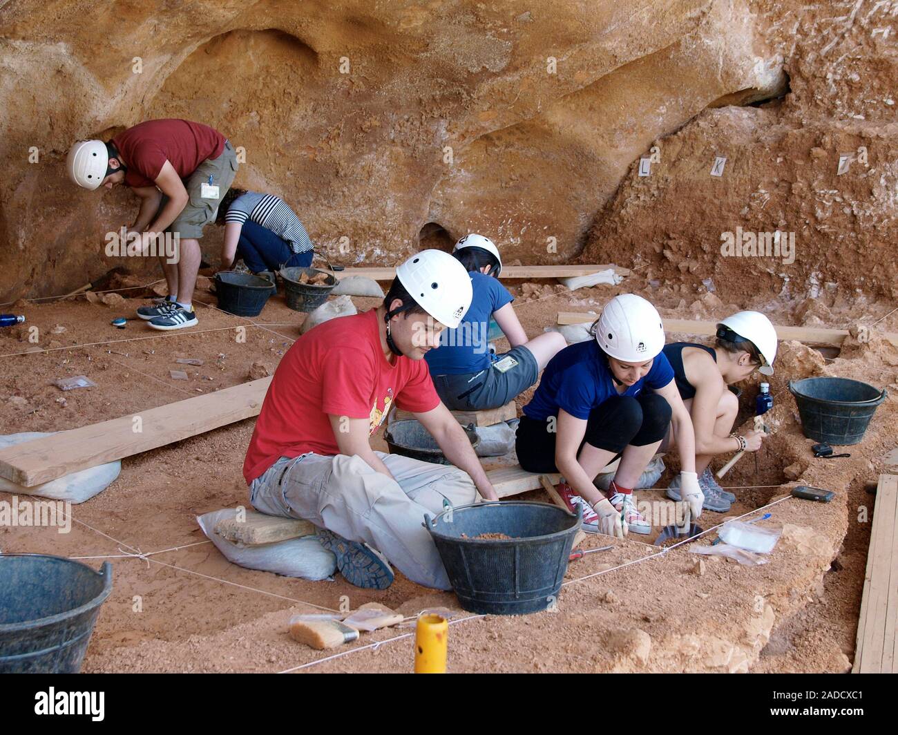 Excavations at Galeria fossil site. Excavations at this site started in ...