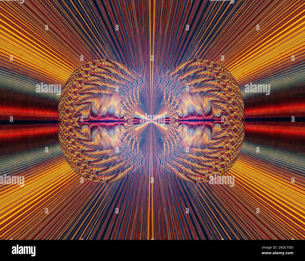 Conceptual fractal illustration of supersymmetry. Supersymmetry (SUSY ...