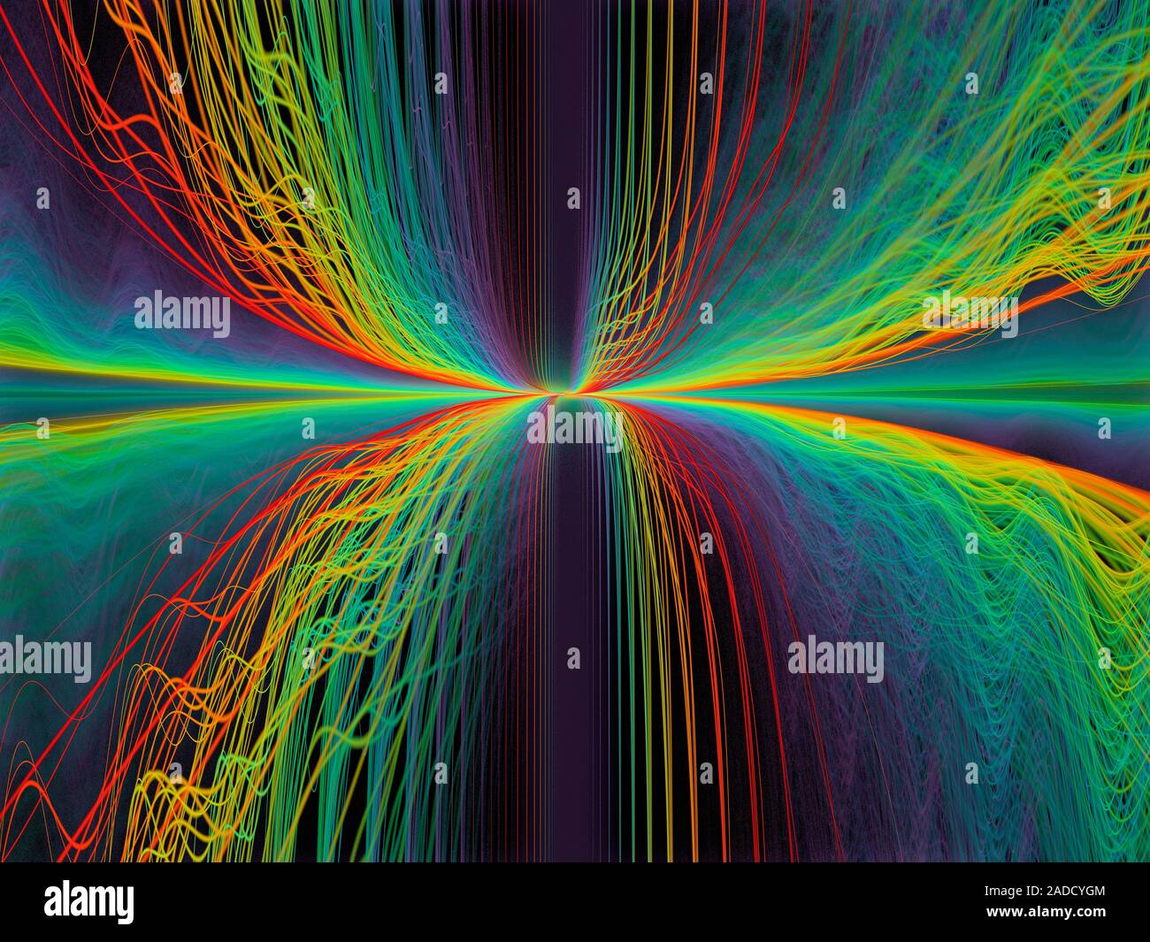 Conceptual illustration of quantum gravity. Quantum gravity is a theory ...