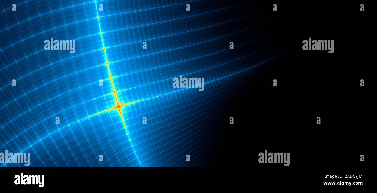 Network grid and quantum computing concept illustration Stock Photo - Alamy