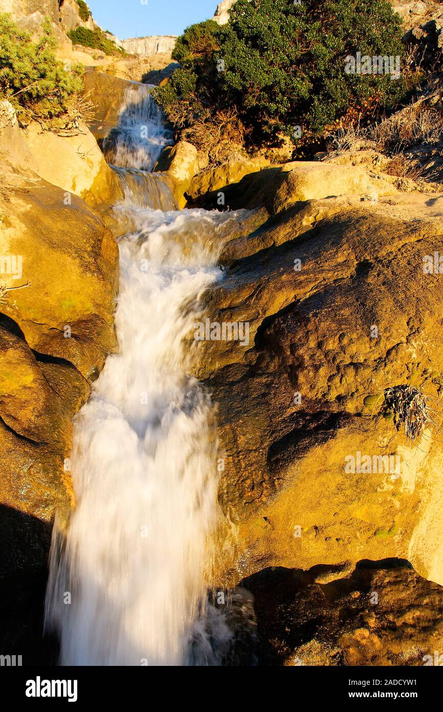 The Bijela River in Dalmatia that flows only in the wet part of the ...