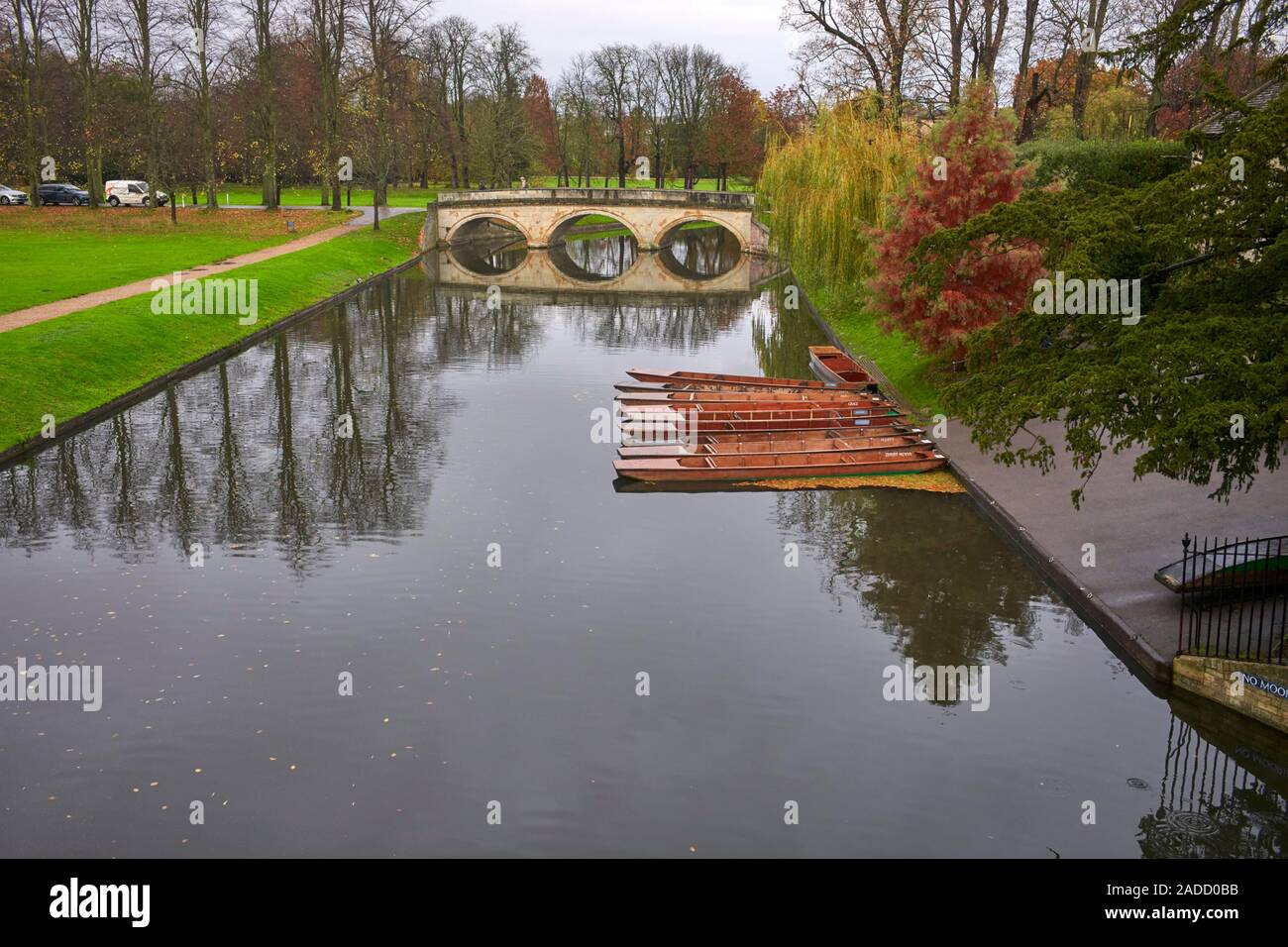 Punts on the river Cam in Cambridge Stock Photo - Alamy