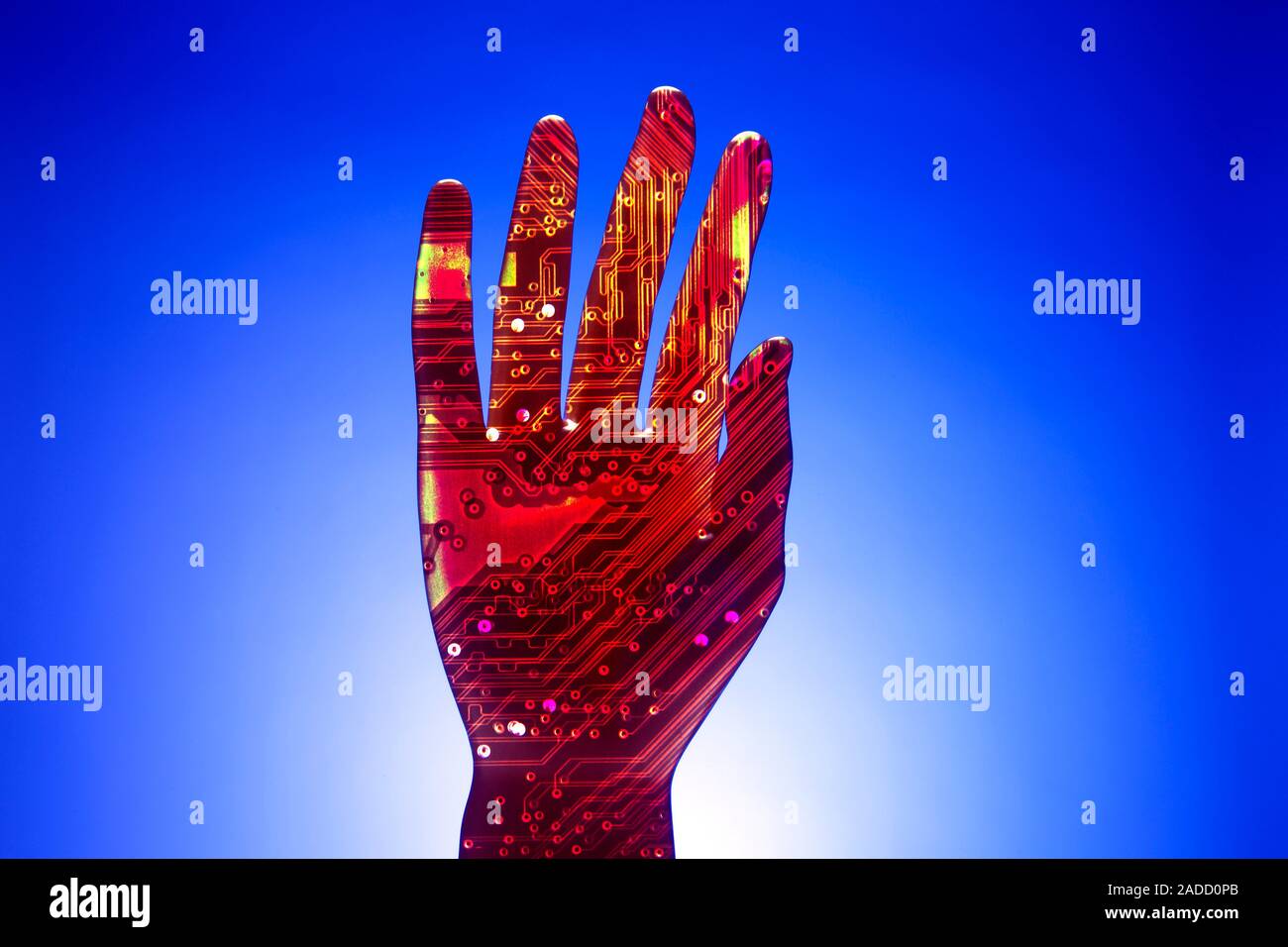 Cybernetic hand, conceptual image Stock Photo - Alamy