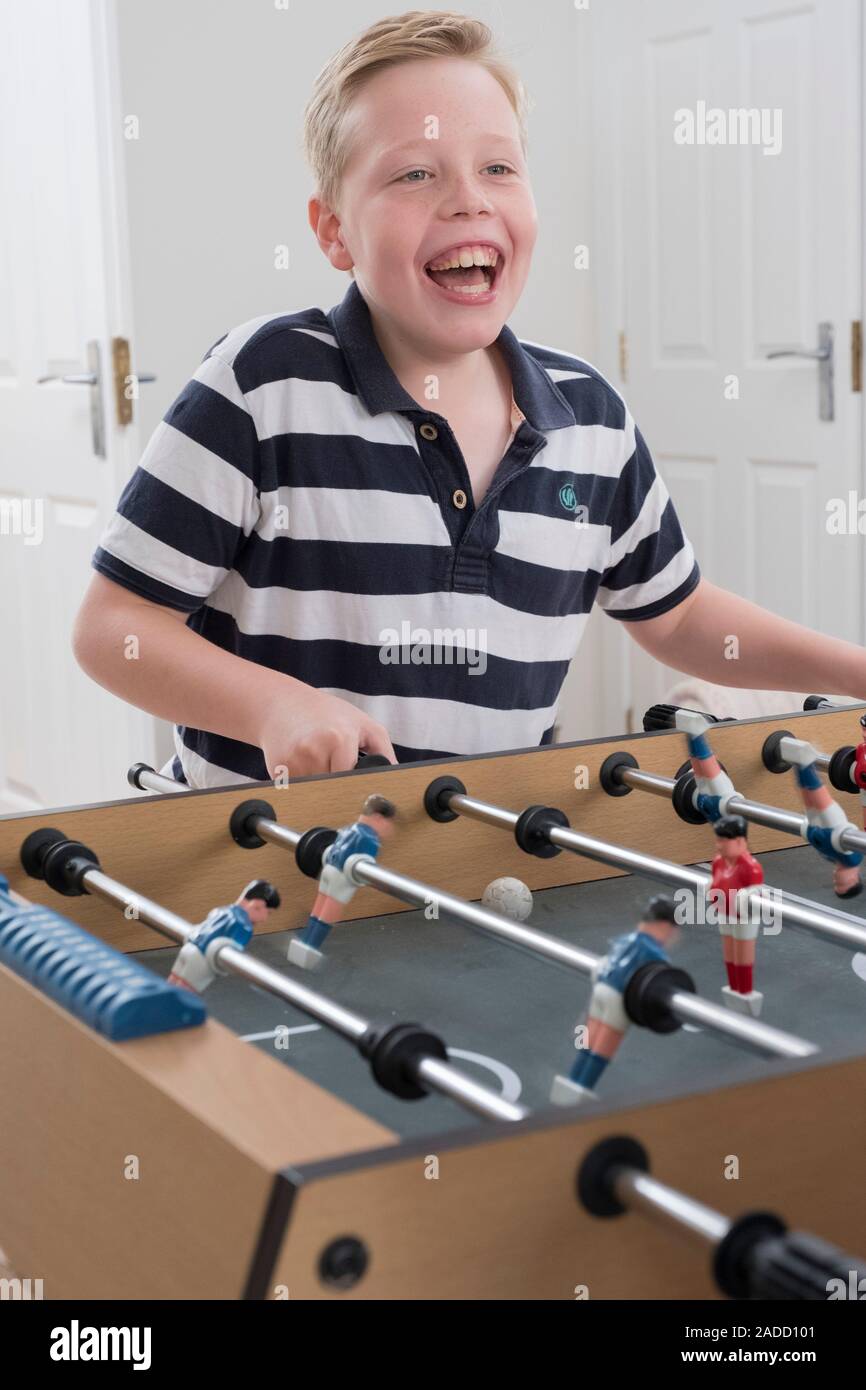 Boy with cerebral palsy. 10-year-old boy with cerebral palsy playing ...