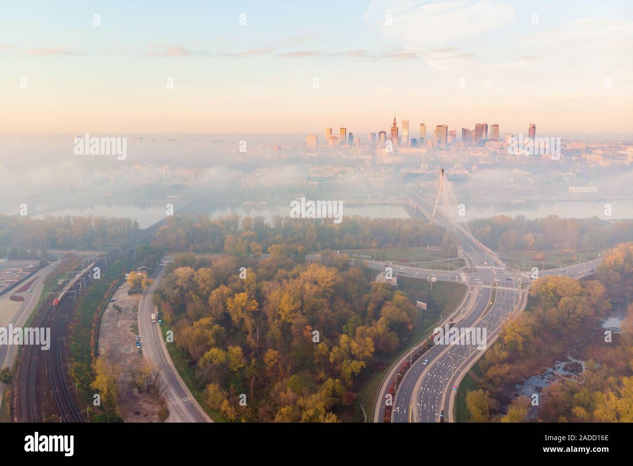 Dawn aerial hi-res stock photography and images - Alamy