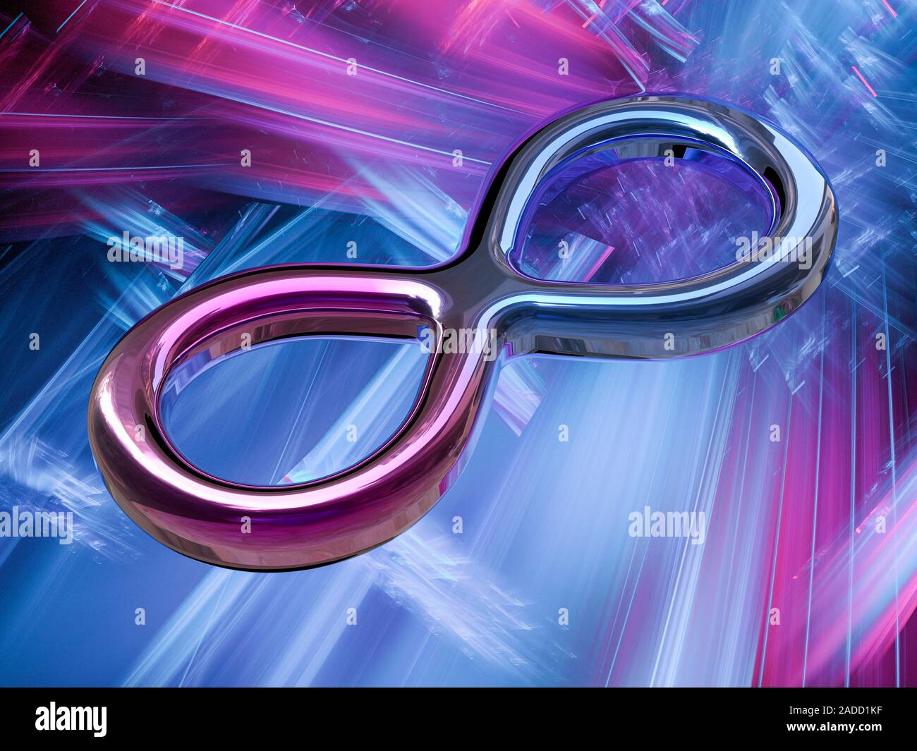 Infinity symbol, computer illustration Stock Photo - Alamy