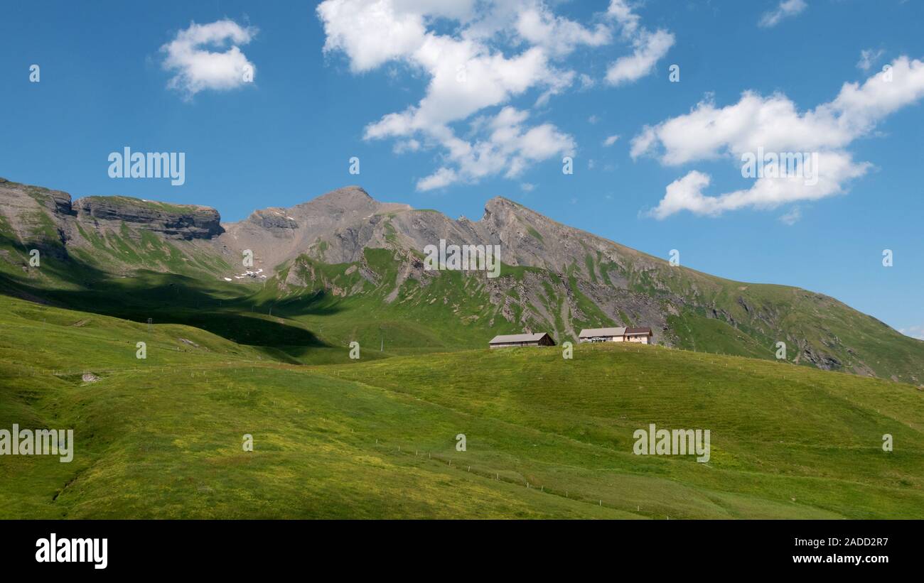 Beautiful high alpine landscape in Bernese Oberland, Switzerland Stock ...