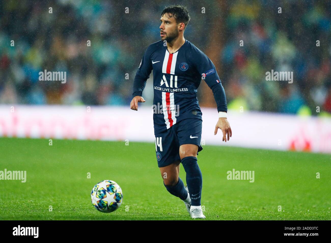 Madrid, Spain. Credit: D. 26th Nov, 2019. Juan Bernat (PSG) Football ...