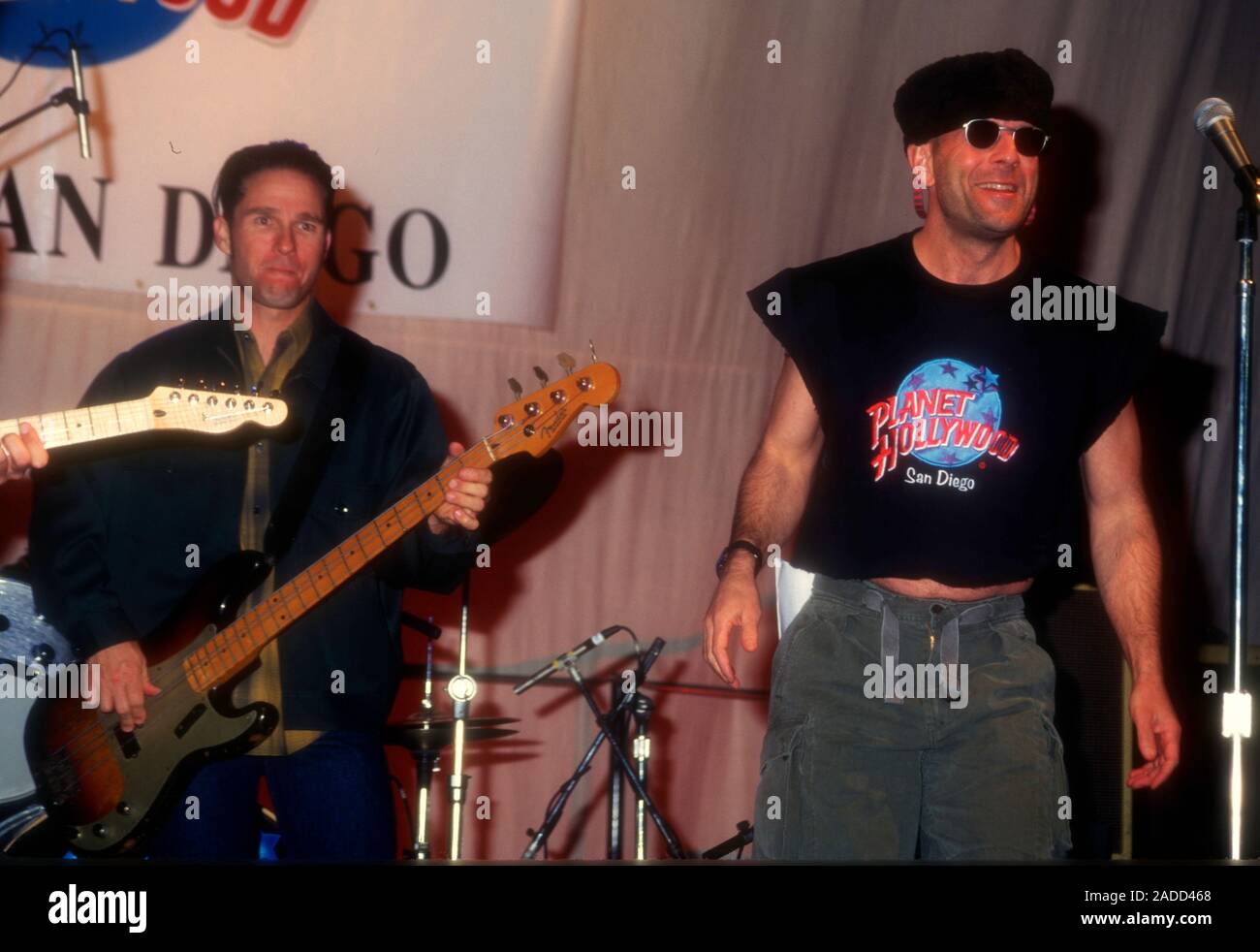 San Diego, California, USA 25th March 1995 Actor Bruce Willis performs ...