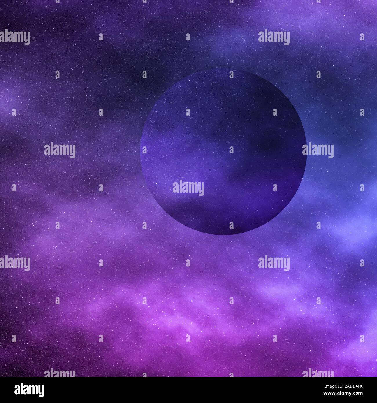 Discovery in astronomy, cosmic abstract and future technology concept ...