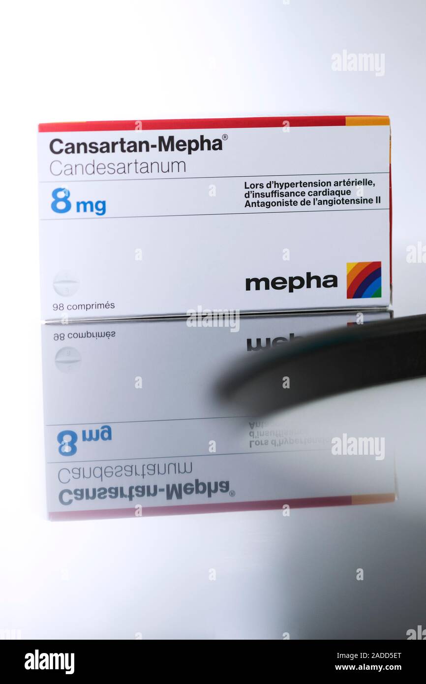 Cansartan drug containing the angiotensin receptor blocker (ARB) drug ...