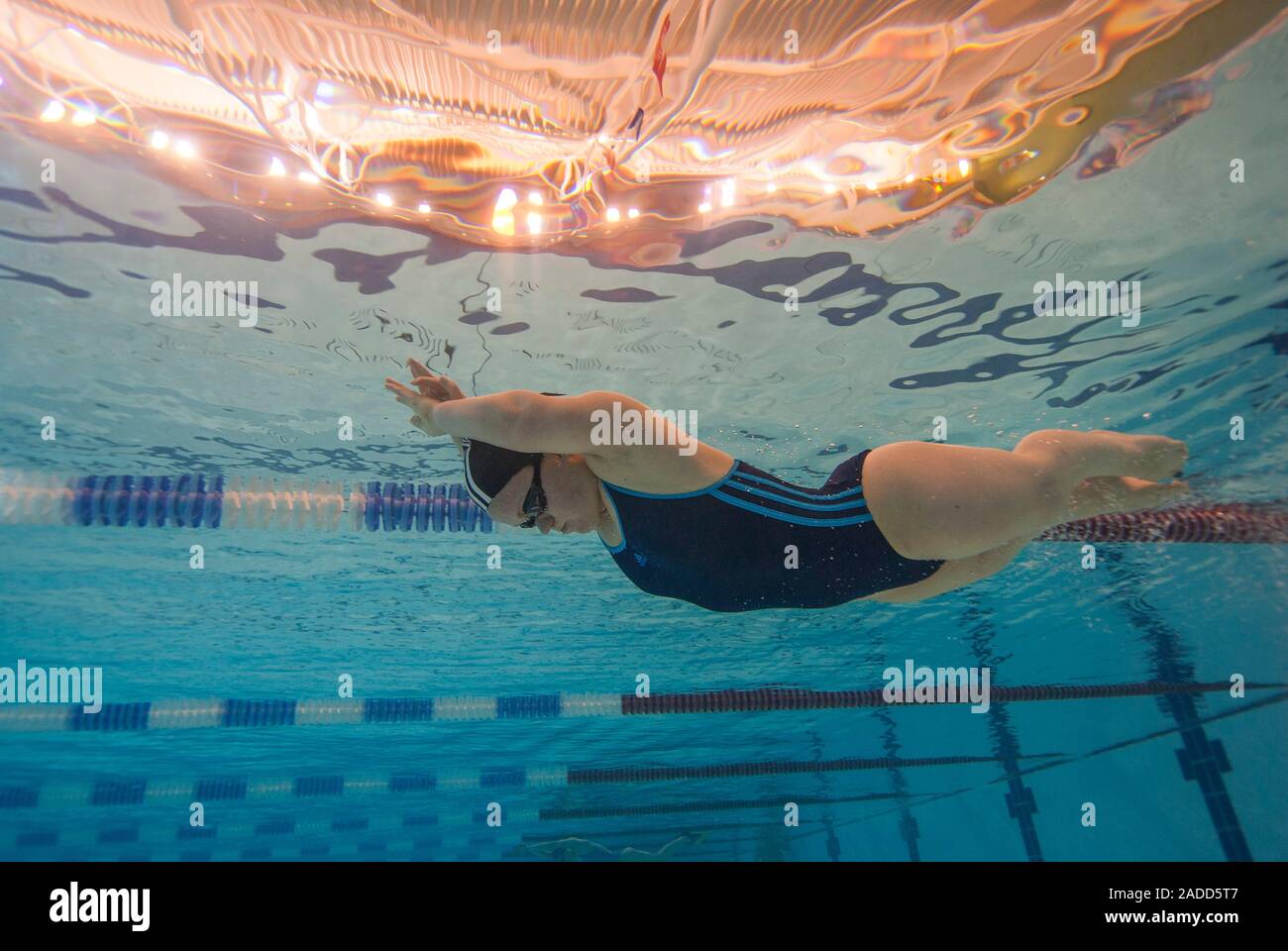 Ellie Simmonds Born 1994 British Paralympian Swimmer During