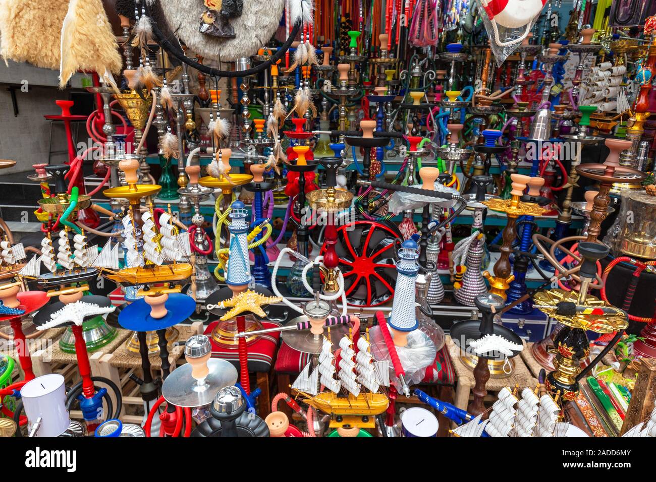 On the market in the old city of Acre in northern Israel are sold ...