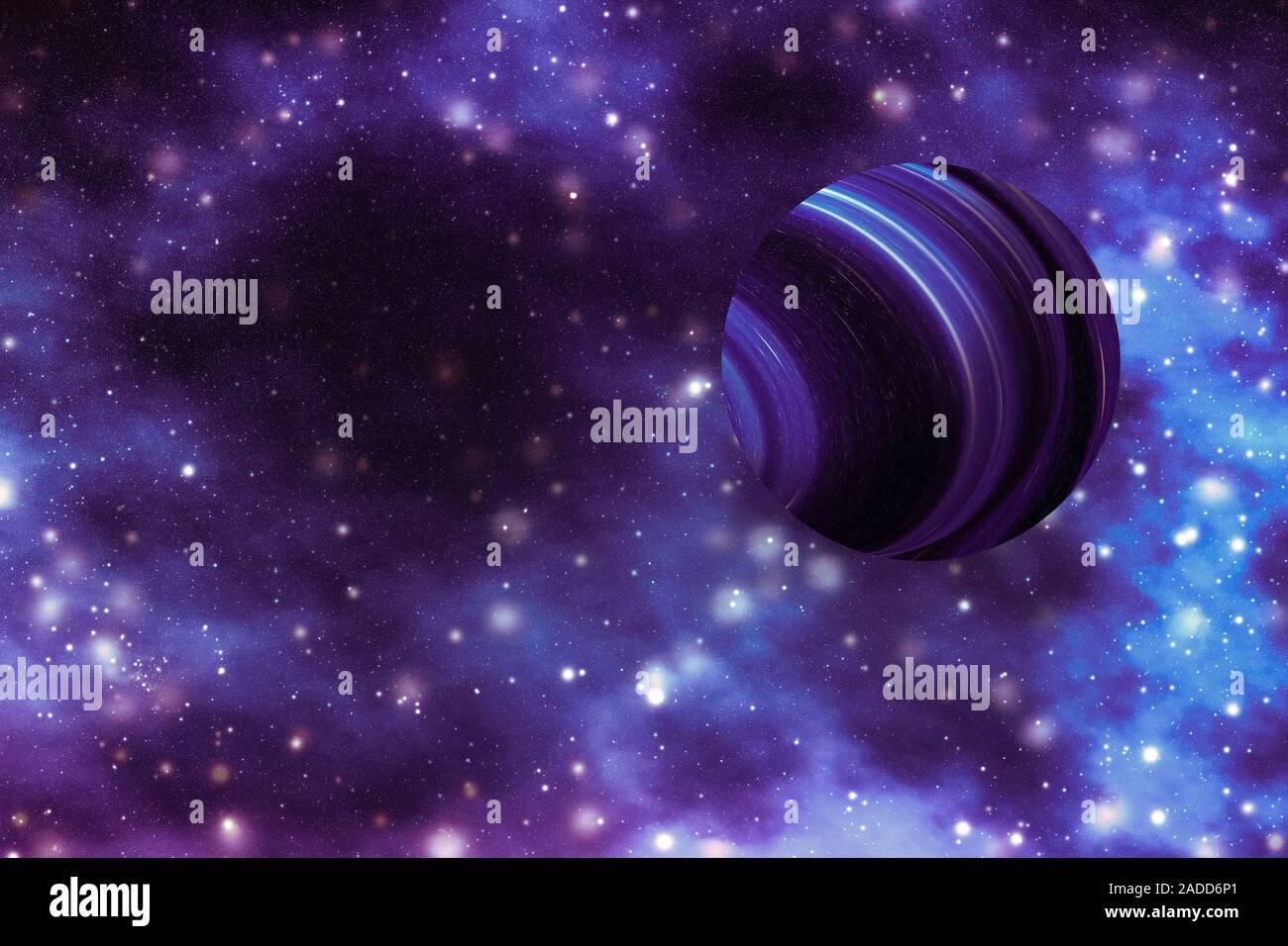 Discovery in astronomy, cosmic abstract and future technology concept ...