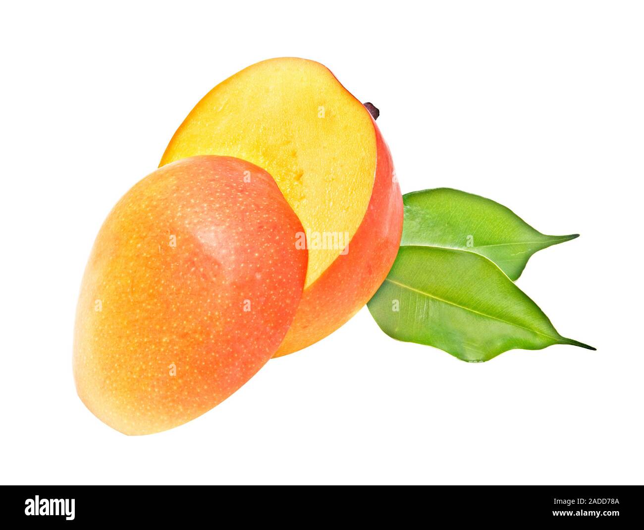 Cross-section of mango Stock Photo - Alamy