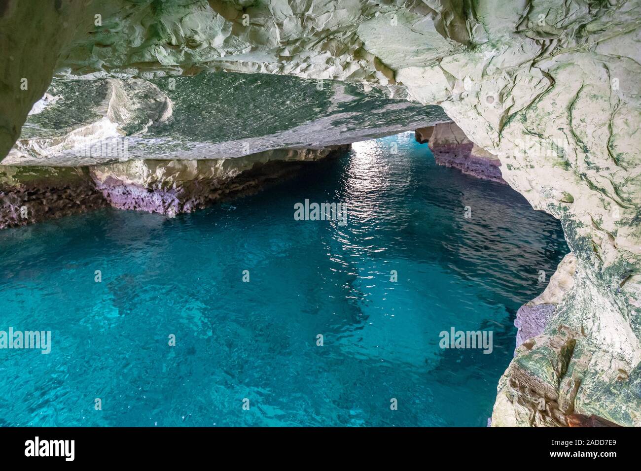 The grottoes in Rosh Hanikra were formed in the wake of underground ...