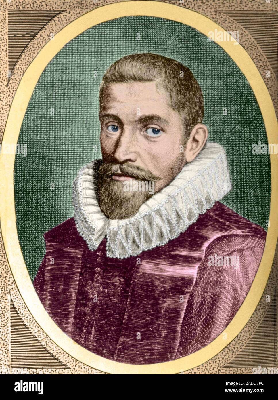 Portrait of the Dutch mathematician and physicist Willebrord Snell ...