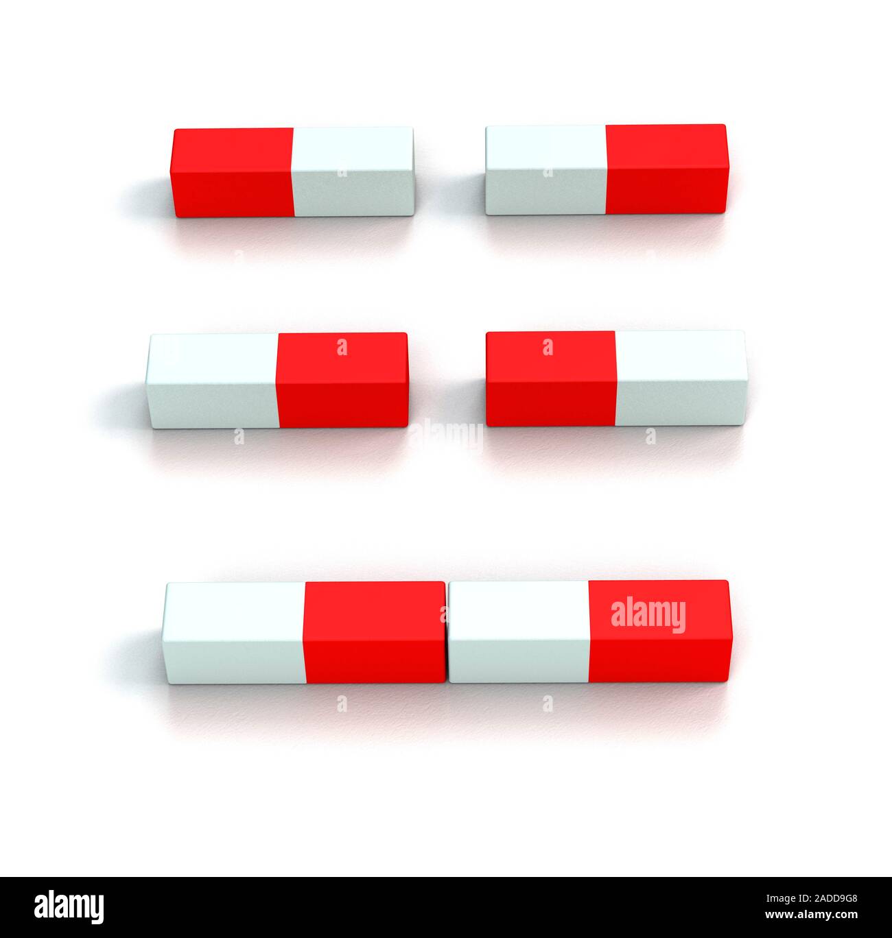 Interaction between magnetic poles. Illustration of bar magnets showing ... Interaction between magnetic poles. Illustration of bar magnets showing ...