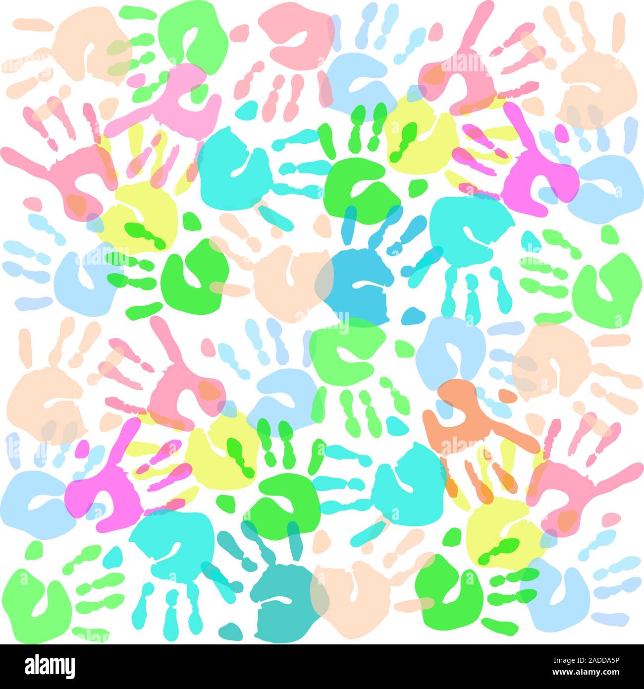 Handprint Wallpaper