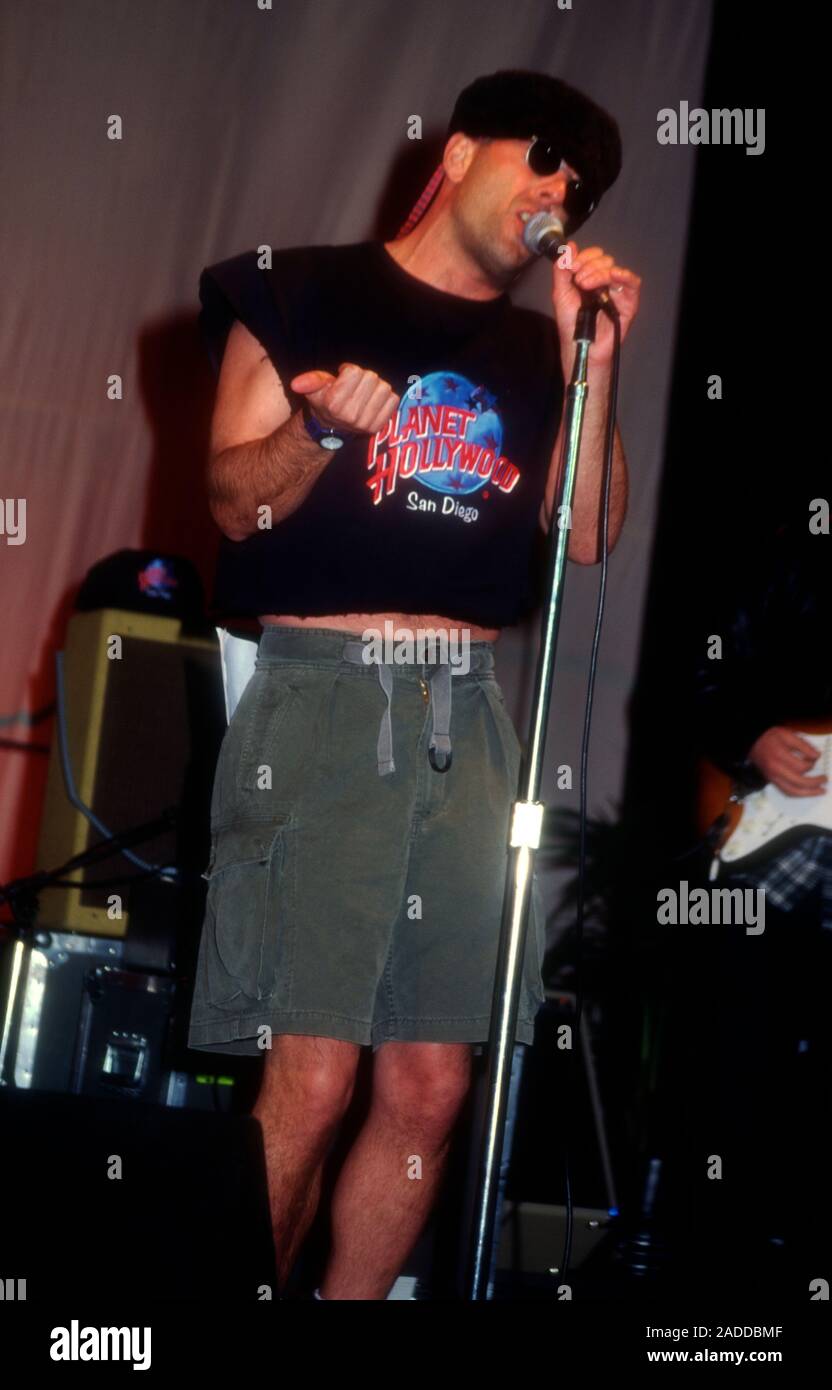 San Diego, California, USA 25th March 1995 Actor Bruce Willis performs ...