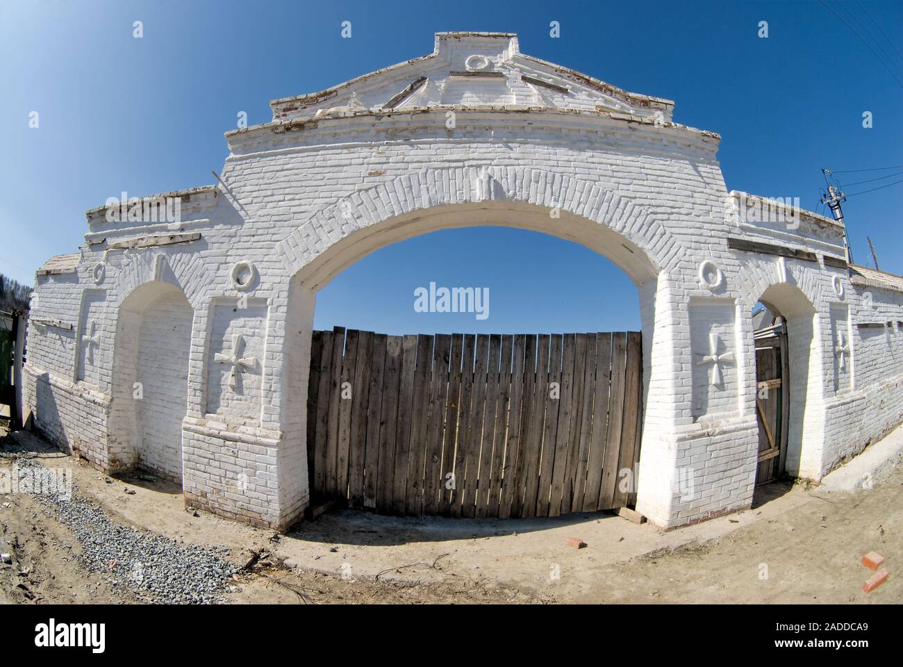 Monastery fence gate hi-res stock photography and images - Alamy