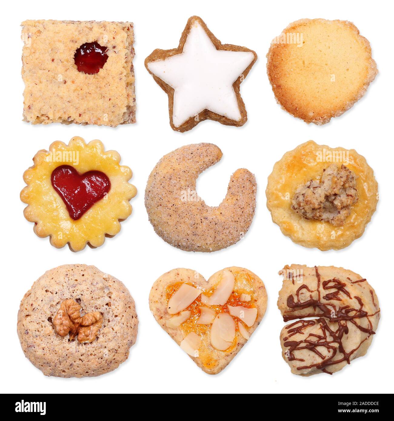 Cookies collection set hi-res stock photography and images - Alamy