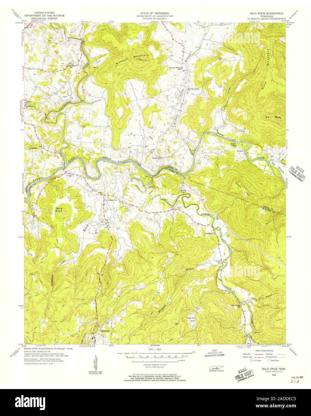 Map of bald knob Cut Out Stock Images & Pictures - Alamy