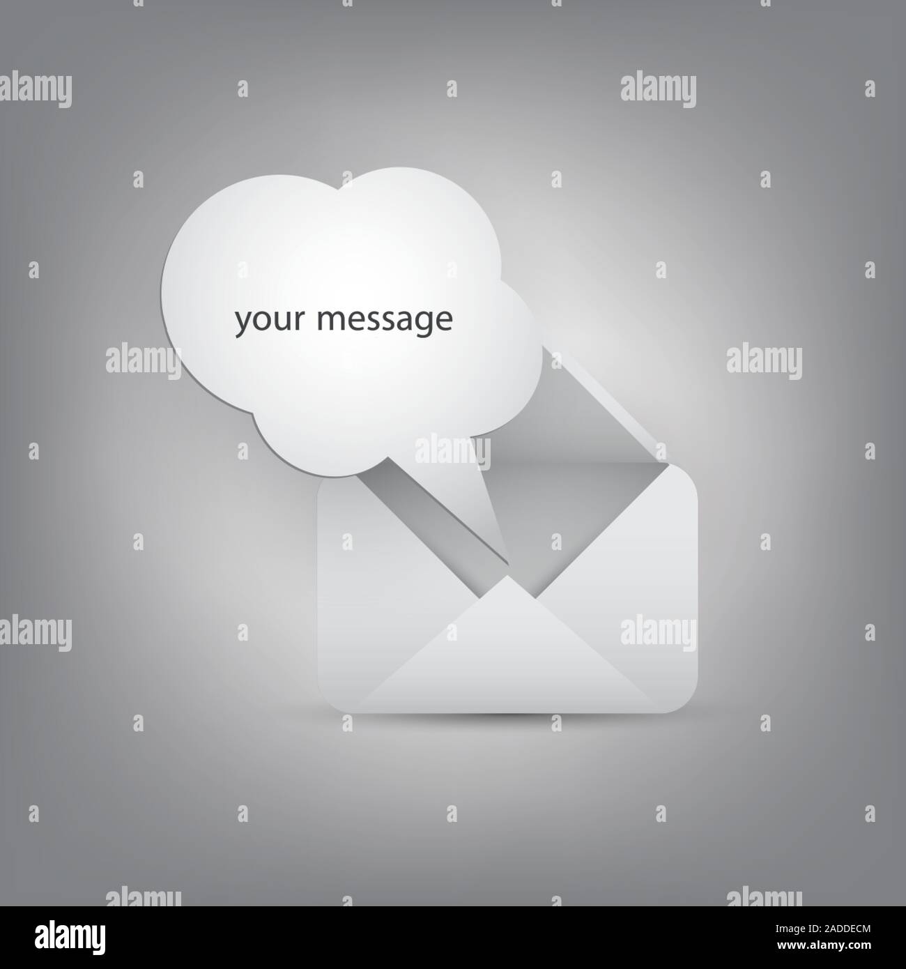 Black and White Abstract Communication Concept Design - Illustration in ...