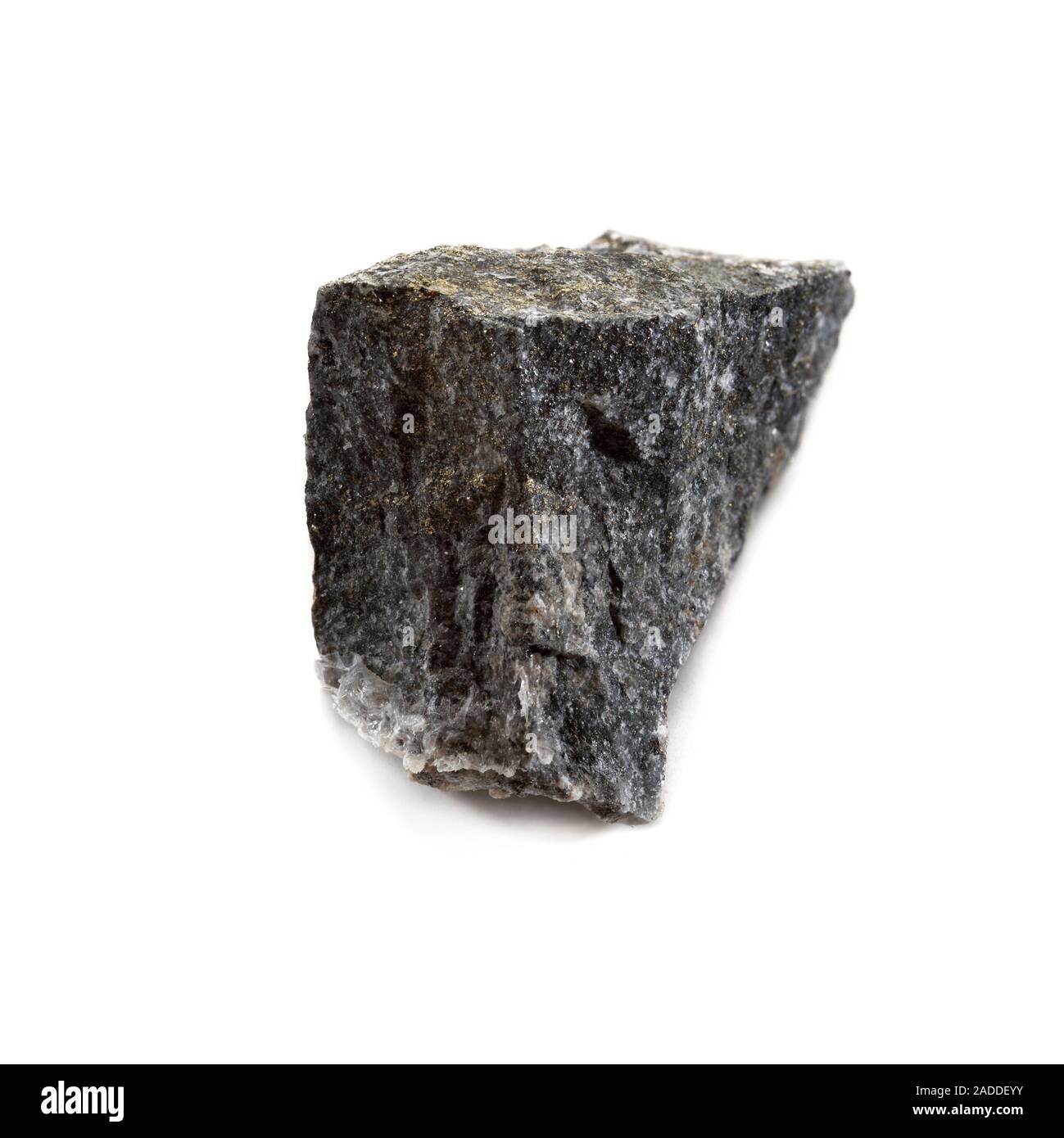 Native silver. Sample of silver (Ag) in its native mineral form. Silver ...