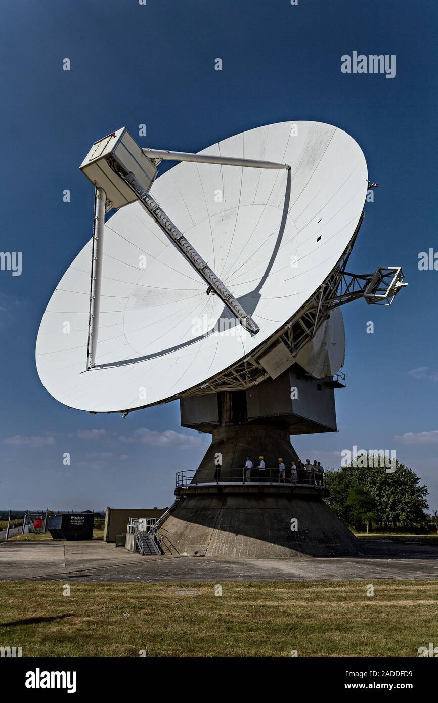 Chilbolton Advanced Meteorological Radar antenna. Weather surveillance ...