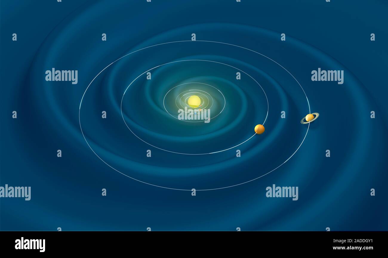 Heliospheric current sheet, illustration. The heliosphere is the area ...