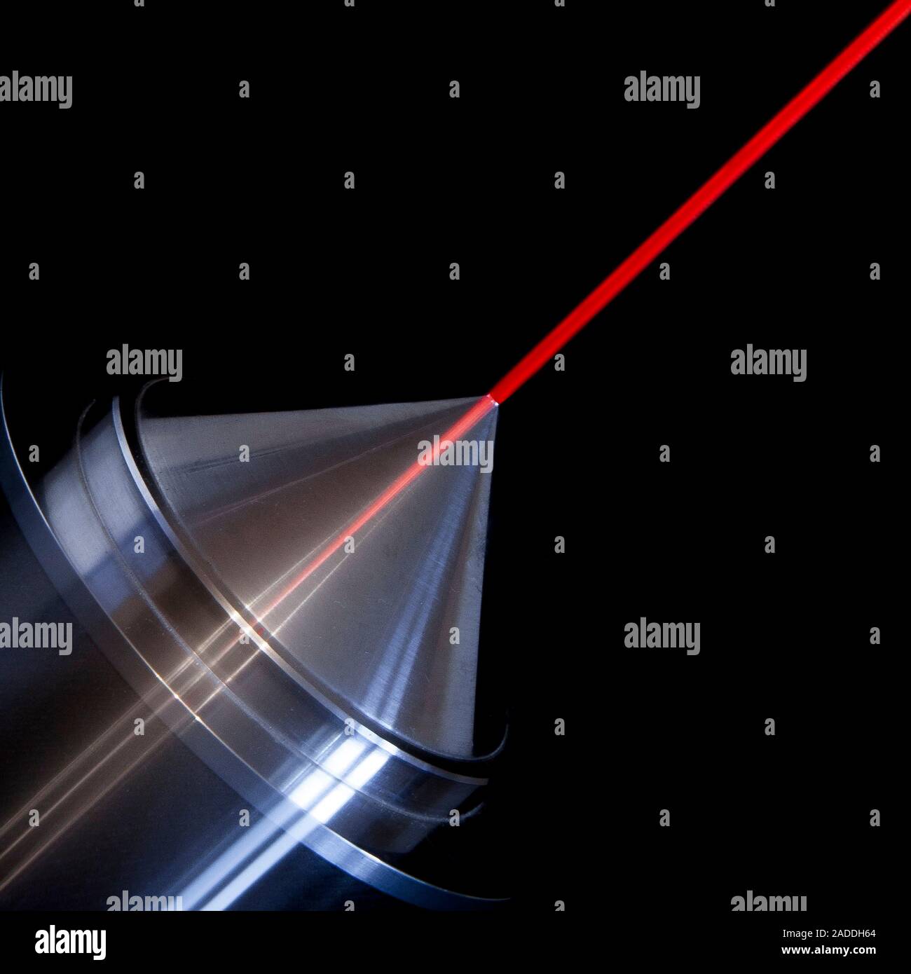 Molecular beam skimmer, abstract image. This device allows the ...