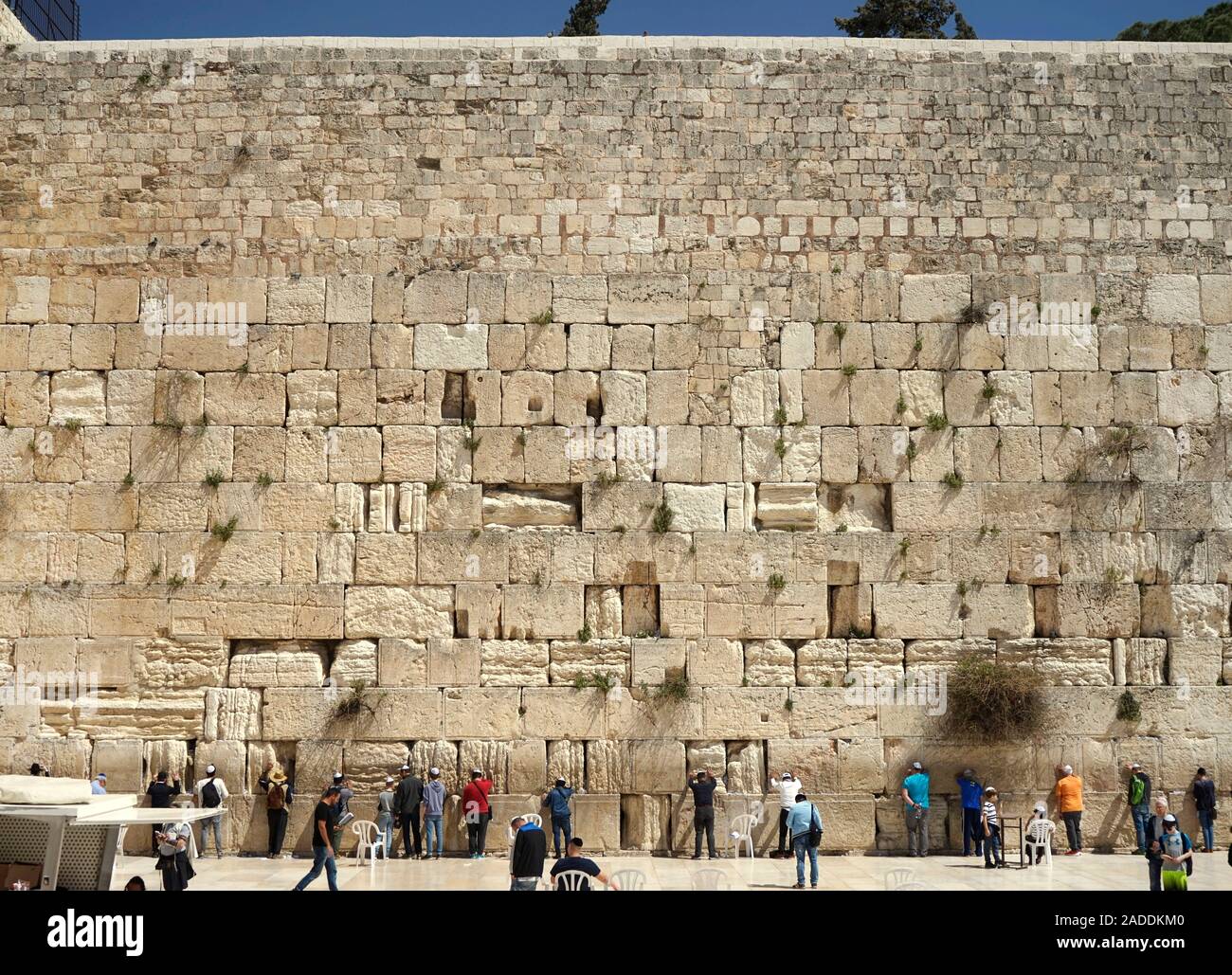 The Western Wall, Wailing Wall or Kotel is located in the Old City of ...