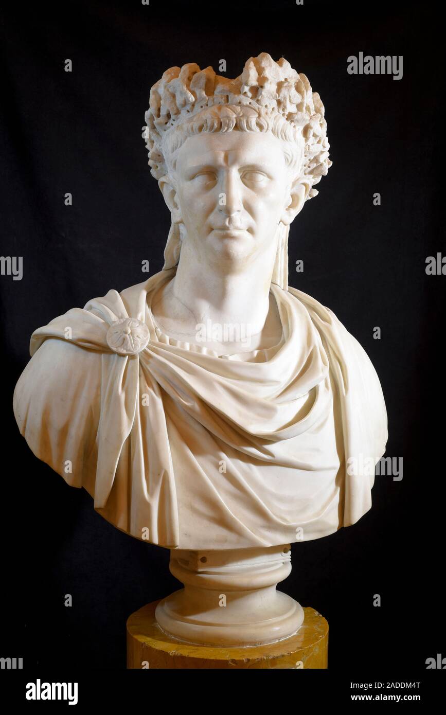 Claudius (10 BC-54 AD), Roman emperor. Claudius reigned from 41 AD to ...