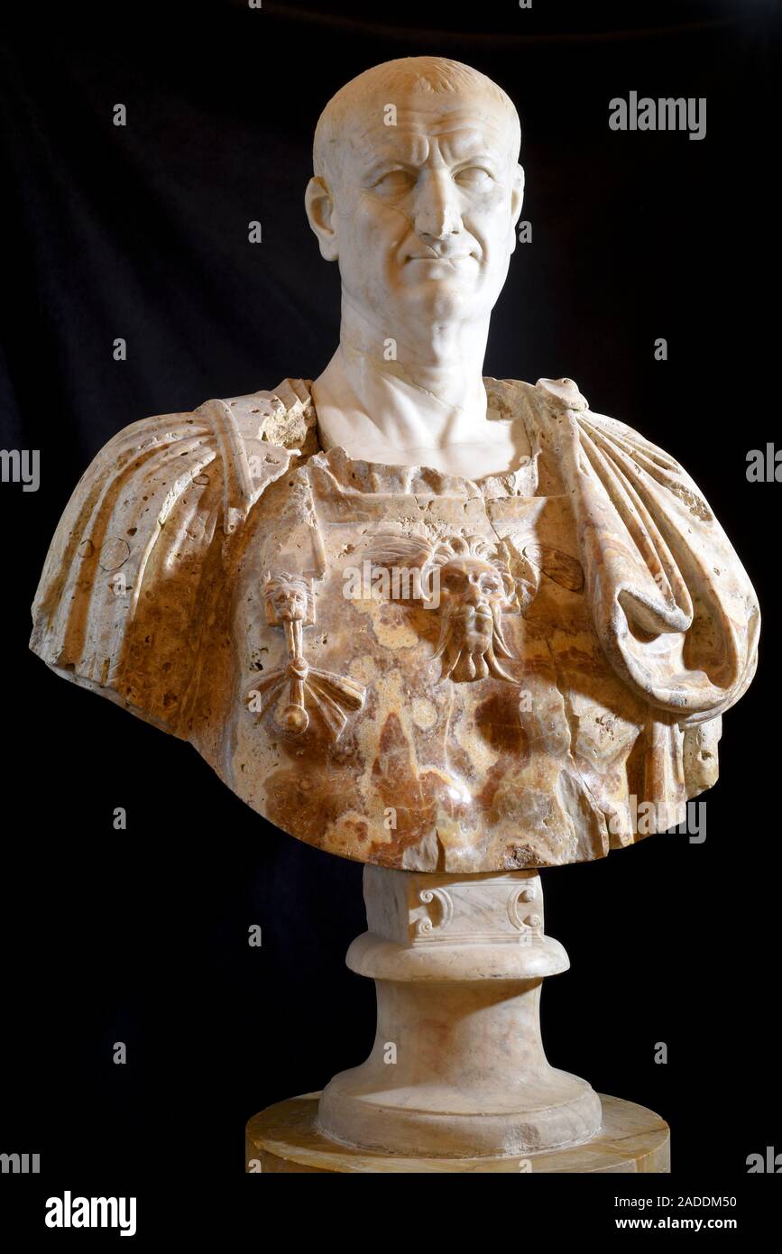 Vespasian (9 AD-79 AD), Roman emperor. Vespasian reigned from 69 AD to 79 AD. He was the ninth ...