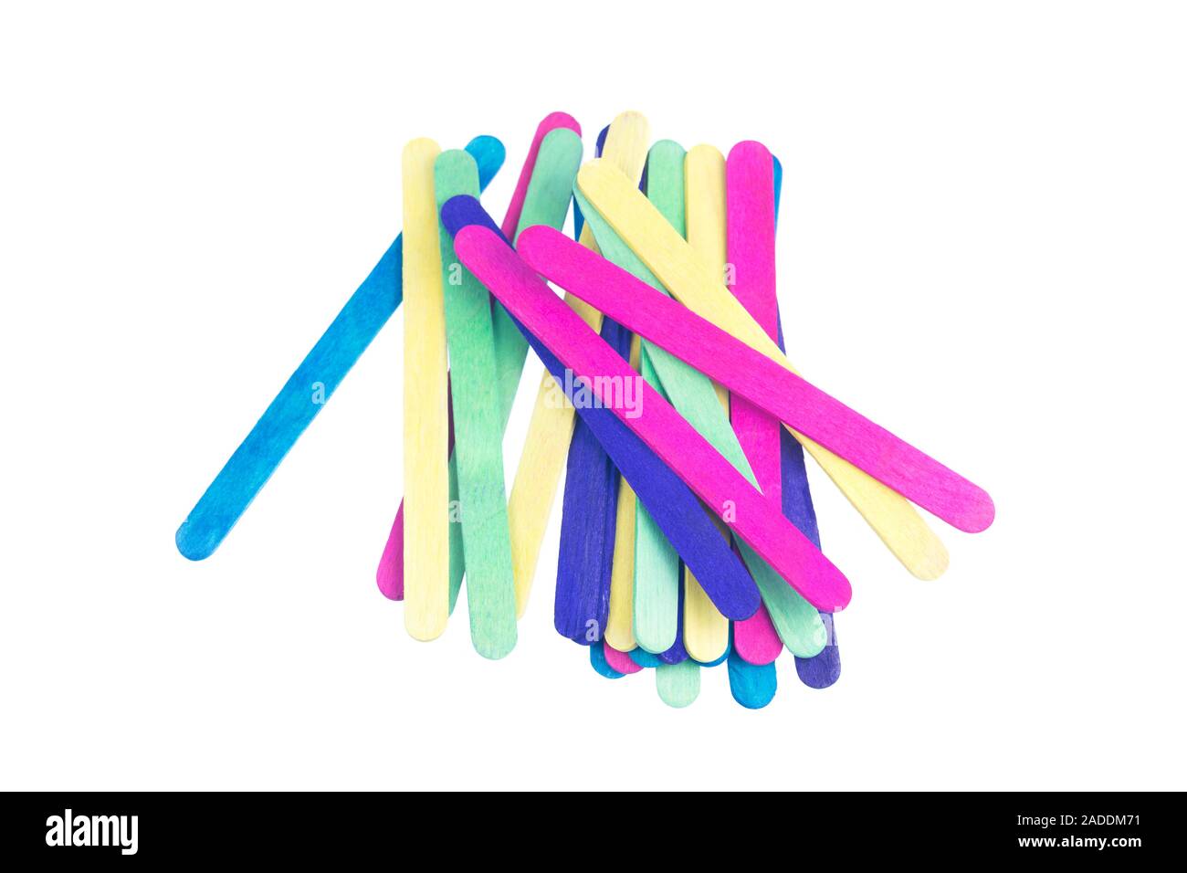 Colourful ice cream sticks Stock Photo - Alamy