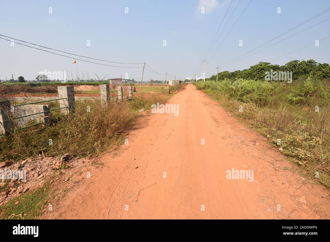 Gangani village road. Garbeta, West Midnapoe, West Bengal, India Stock ...
