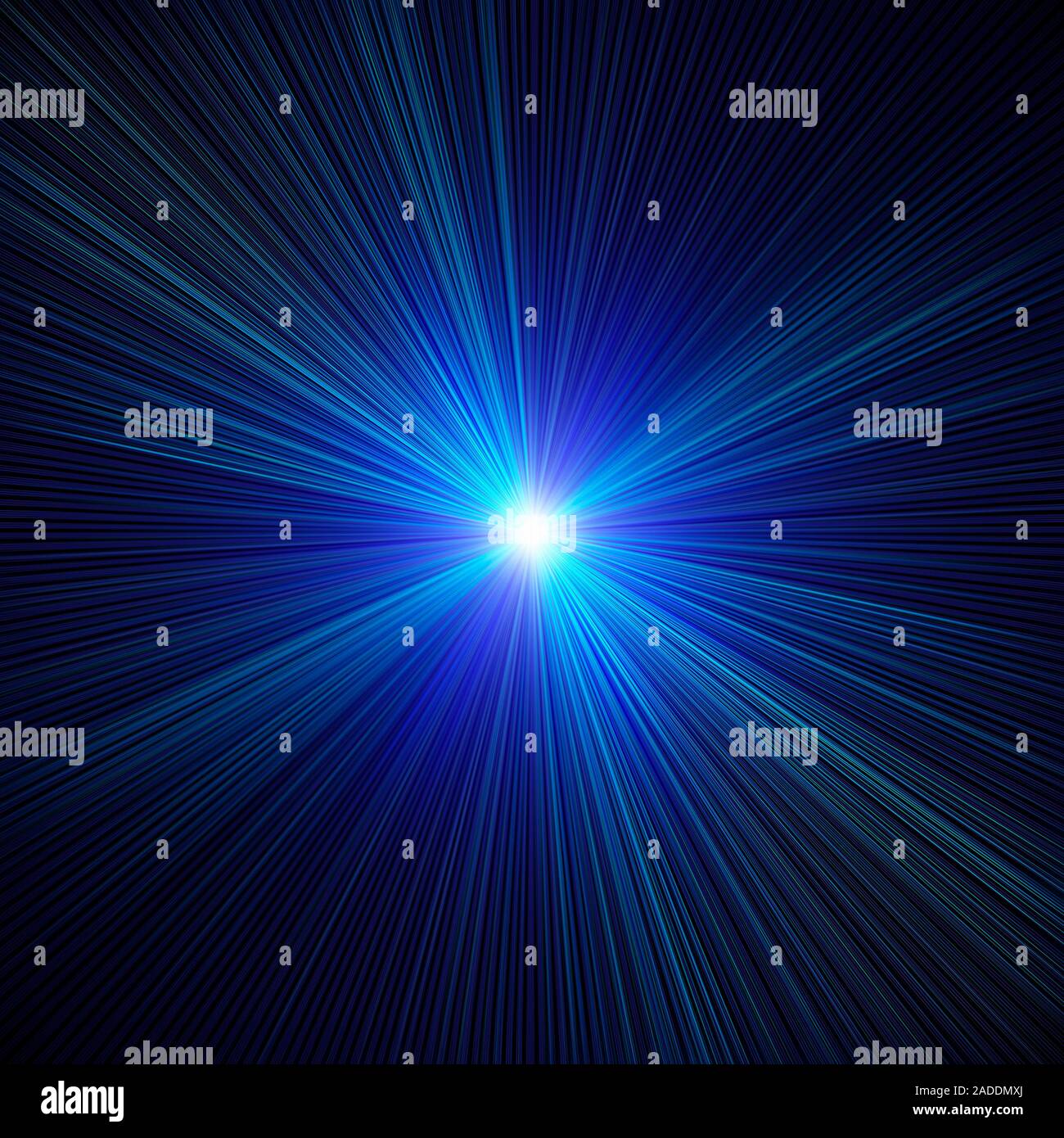 Computer illustration depicting the Big Bang, the huge explosion that ...